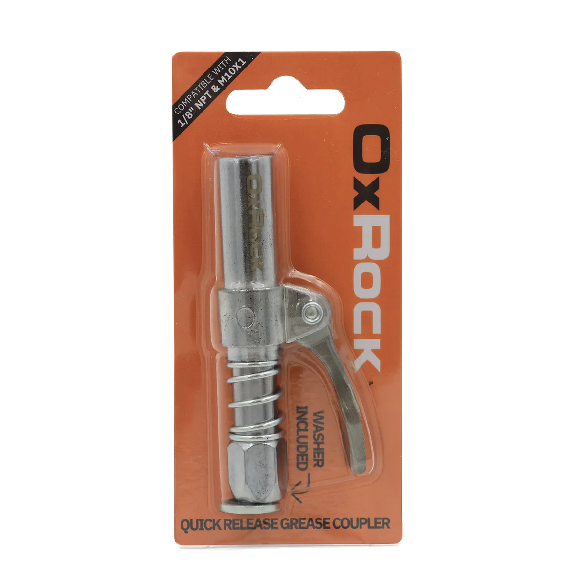 OxRock Quick Release Grease Coupler – Diggermate Franchising Pty Ltd