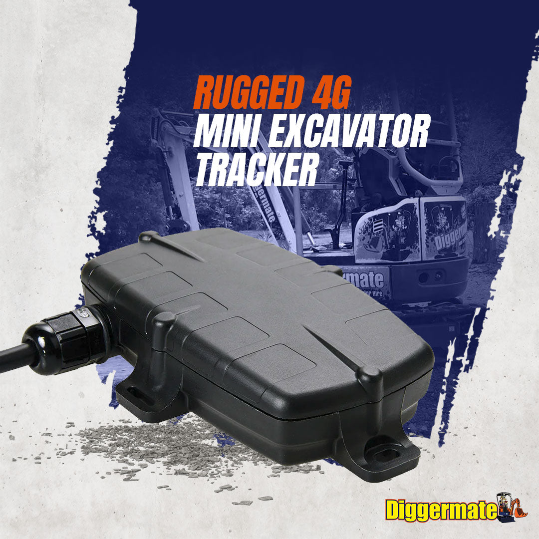 Rugged 4G - Mini Excavator Tracker – Diggermate Franchising Pty Ltd