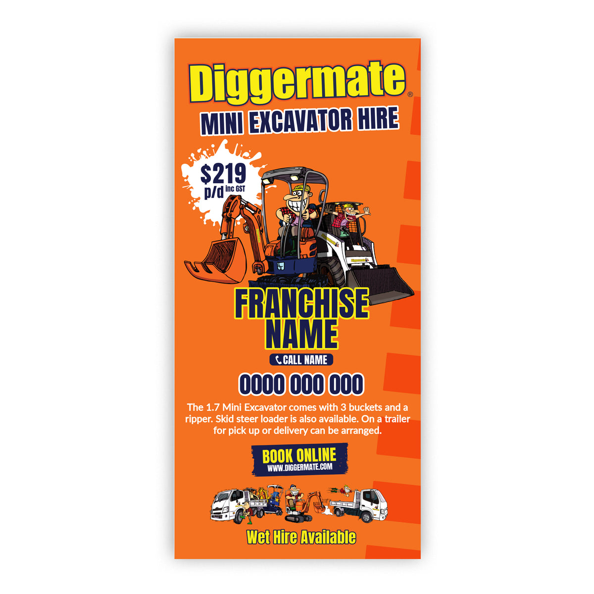 DRY HIRE DL FLYER – Diggermate Franchising Pty Ltd