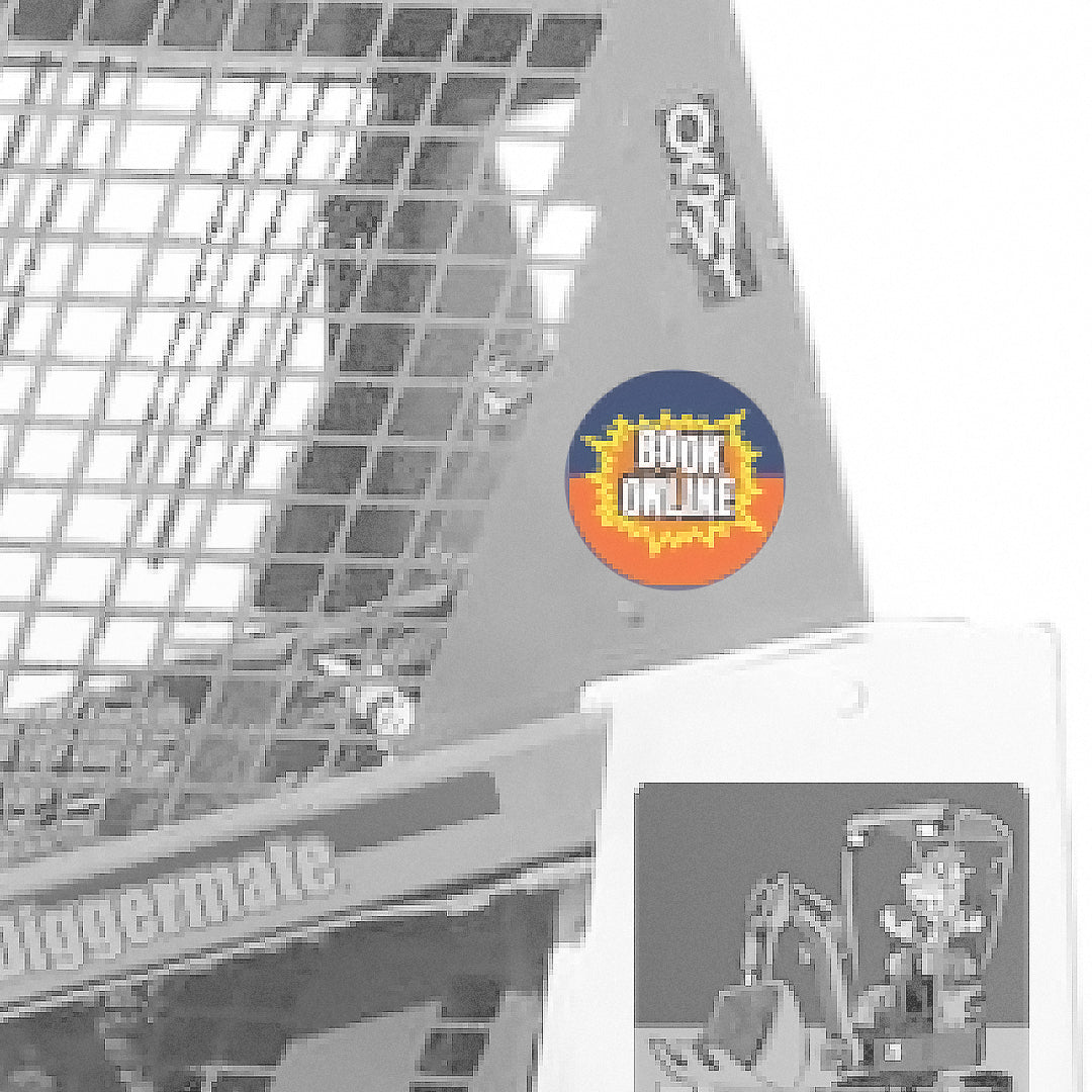 Book Online Splash Sticker - 200mm x 200mm – Diggermate Franchising Pty Ltd