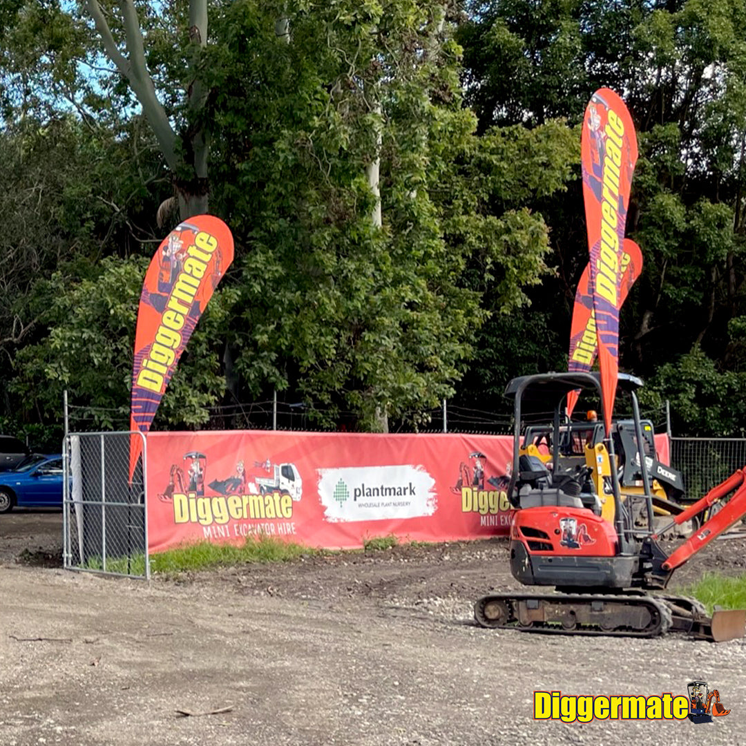 FENCE MESH SIGNAGE (PER METER) – Diggermate Franchising Pty Ltd