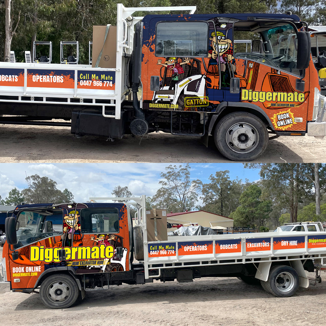 Customized 7T Tipper Truck Vehicle Sticker Pack - Full Wrap ...